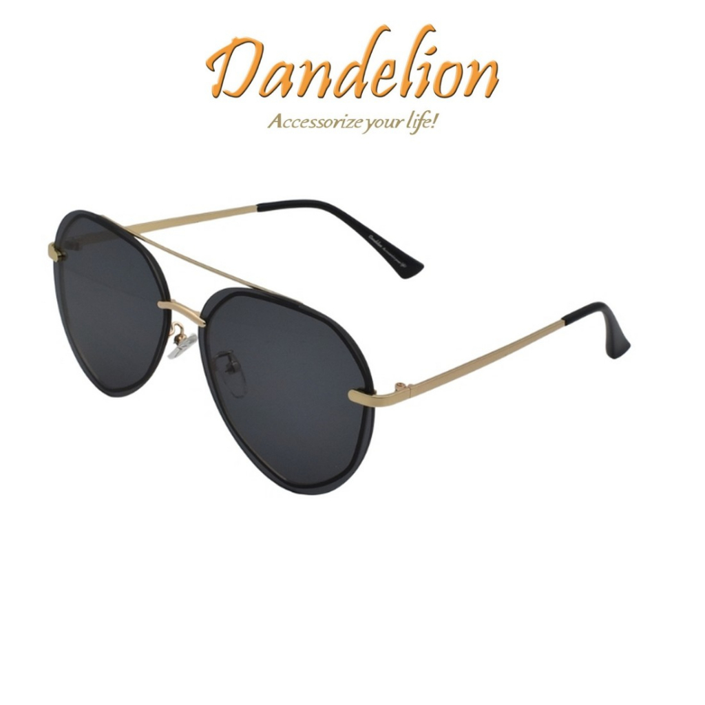 Dandelion Oversized Lens Over Frame Frameless Aviator Sunglasses [20233 ...