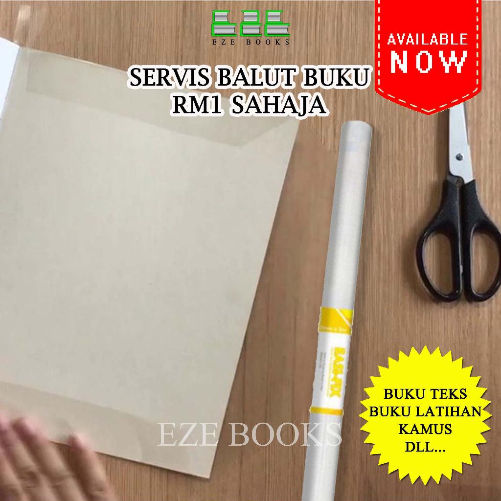 (EZE) SERVIS BALUT BUKU RM1 SEBUAH & SERVIS STICKER LABEL | CLEAR ...