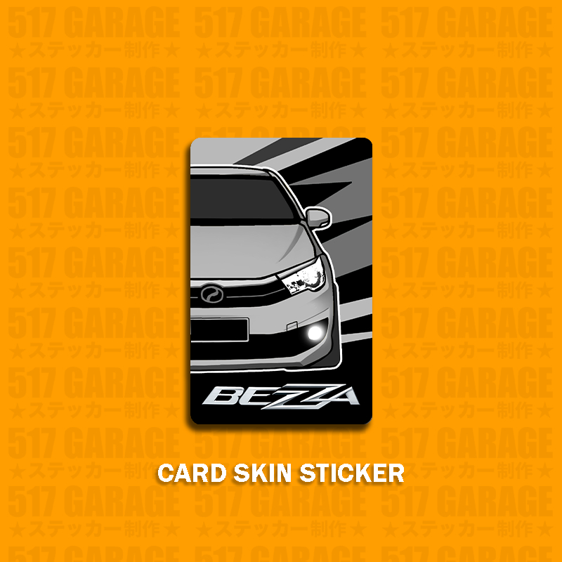 PERODUA BEZZA 1ST GEN - ATM CARD STICKER - TOUCHXGO STICKER - T*G ...