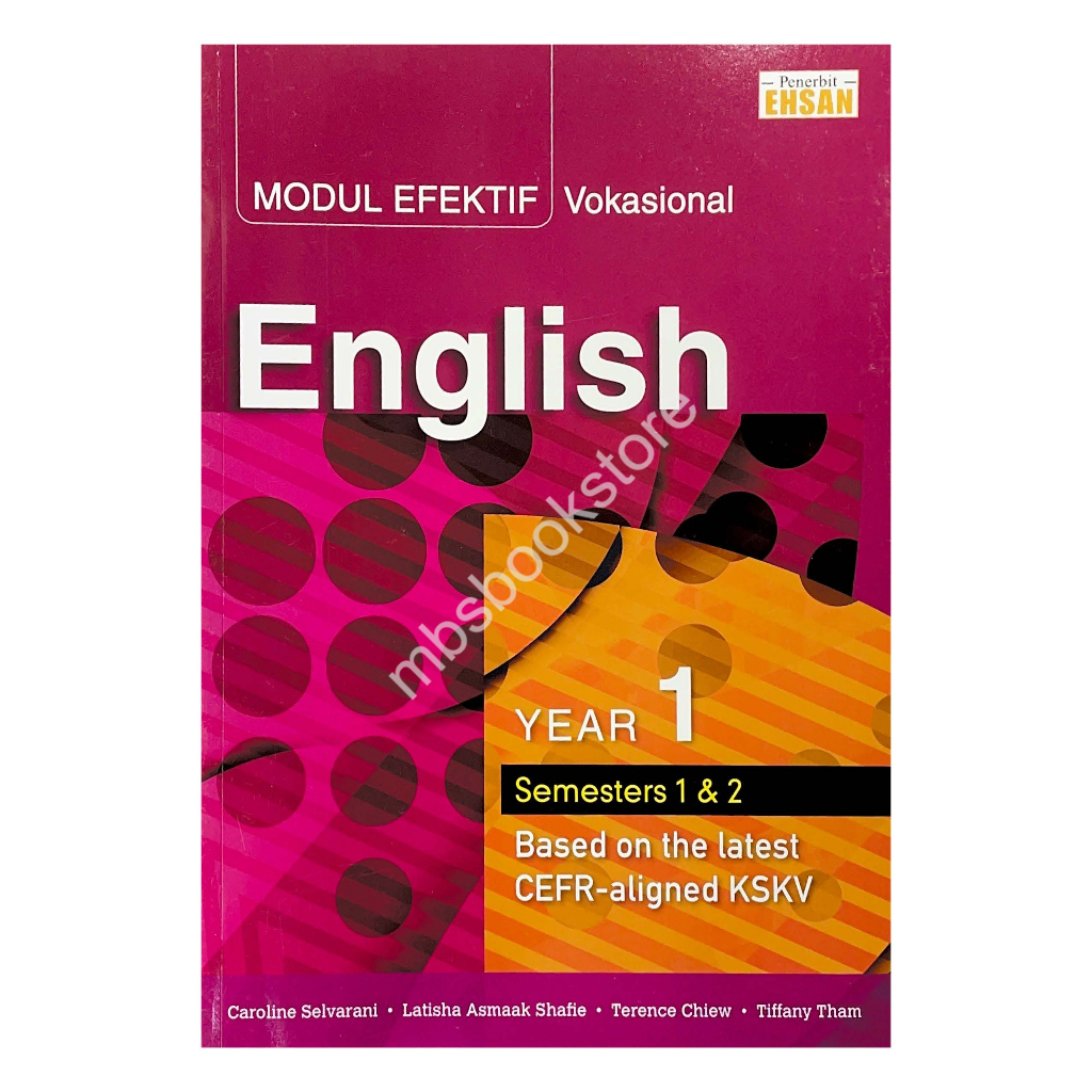 Modul Efektif Vokasional English Year 1 (Semester 1 & 2) Penerbit Ehsan 9789670024035 | Shopee ...