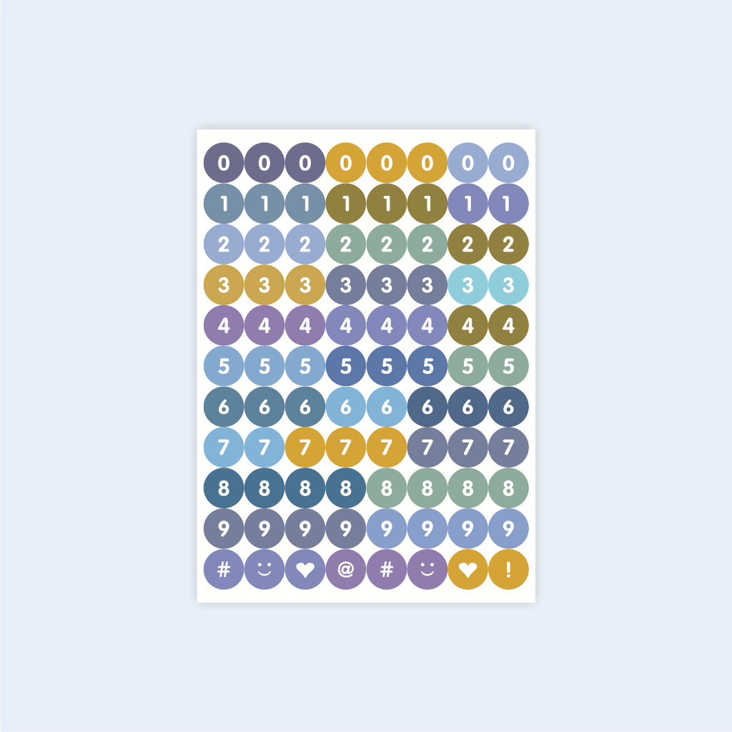 SS ABC 123 Sticker Alphabet Sticker Number Sticker Decoration Sticker ...
