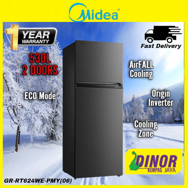 TOSHIBA GR-RT624WE(06) 2 Door Origin Inverter Fridge 530L Refrigerator ...