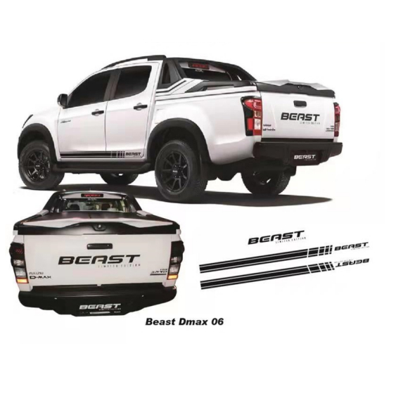 ISUZU DMAX Sticker Car Body Side Front Rear Decal (6 Designs) - 4X4, X ...