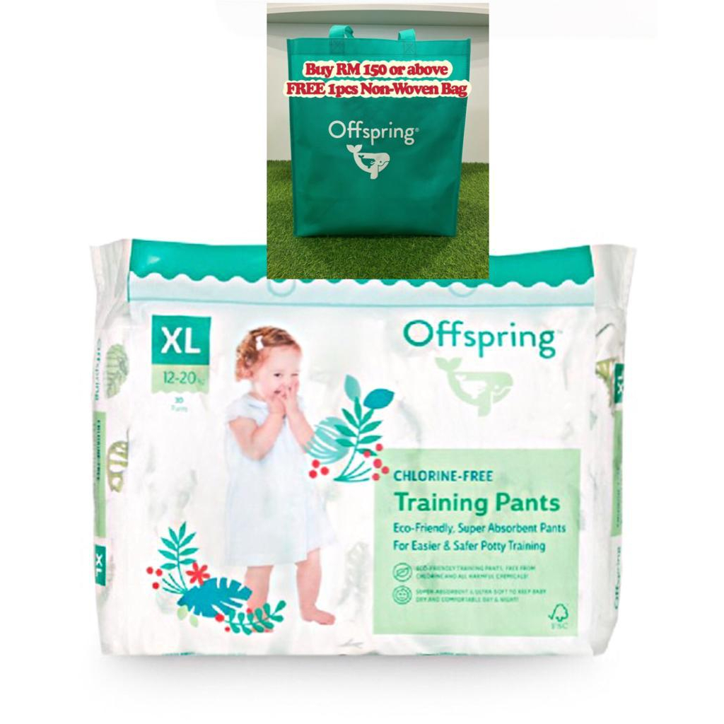 Offspring Fashion Diaper Pants - XL size (12-20kg) (30pcs) | Shopee ...