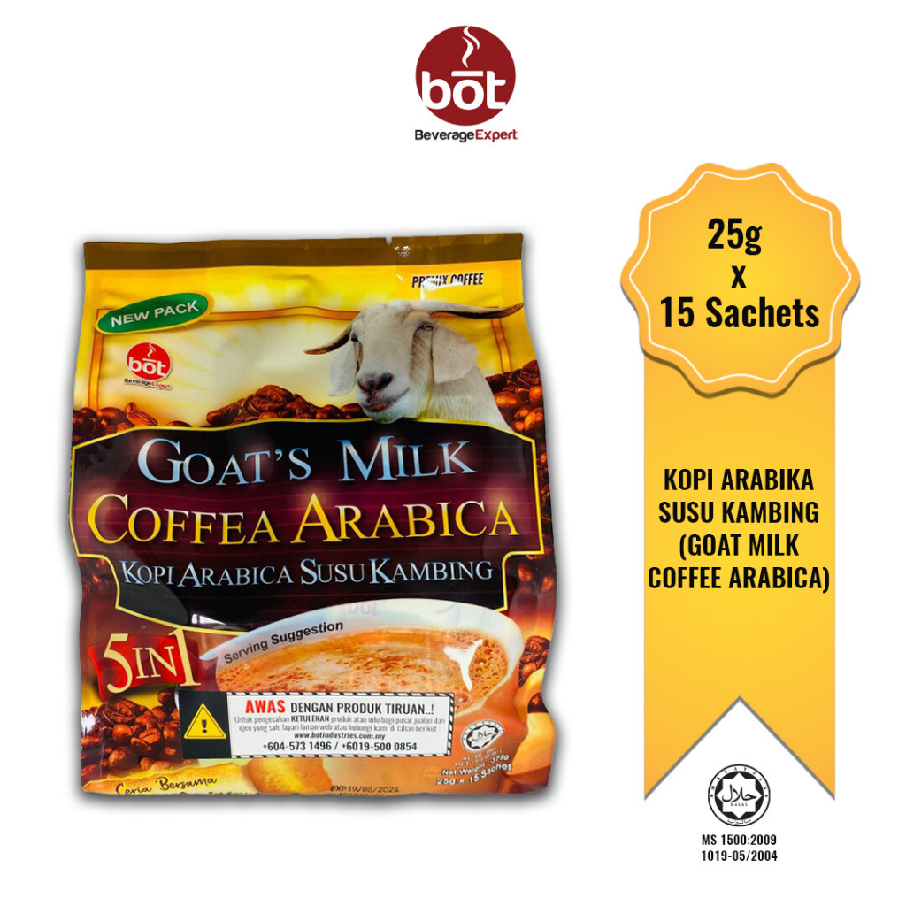 ARABICA KOPI SUSU KAMBING BOT (15Sachetx25gram) | Shopee Malaysia