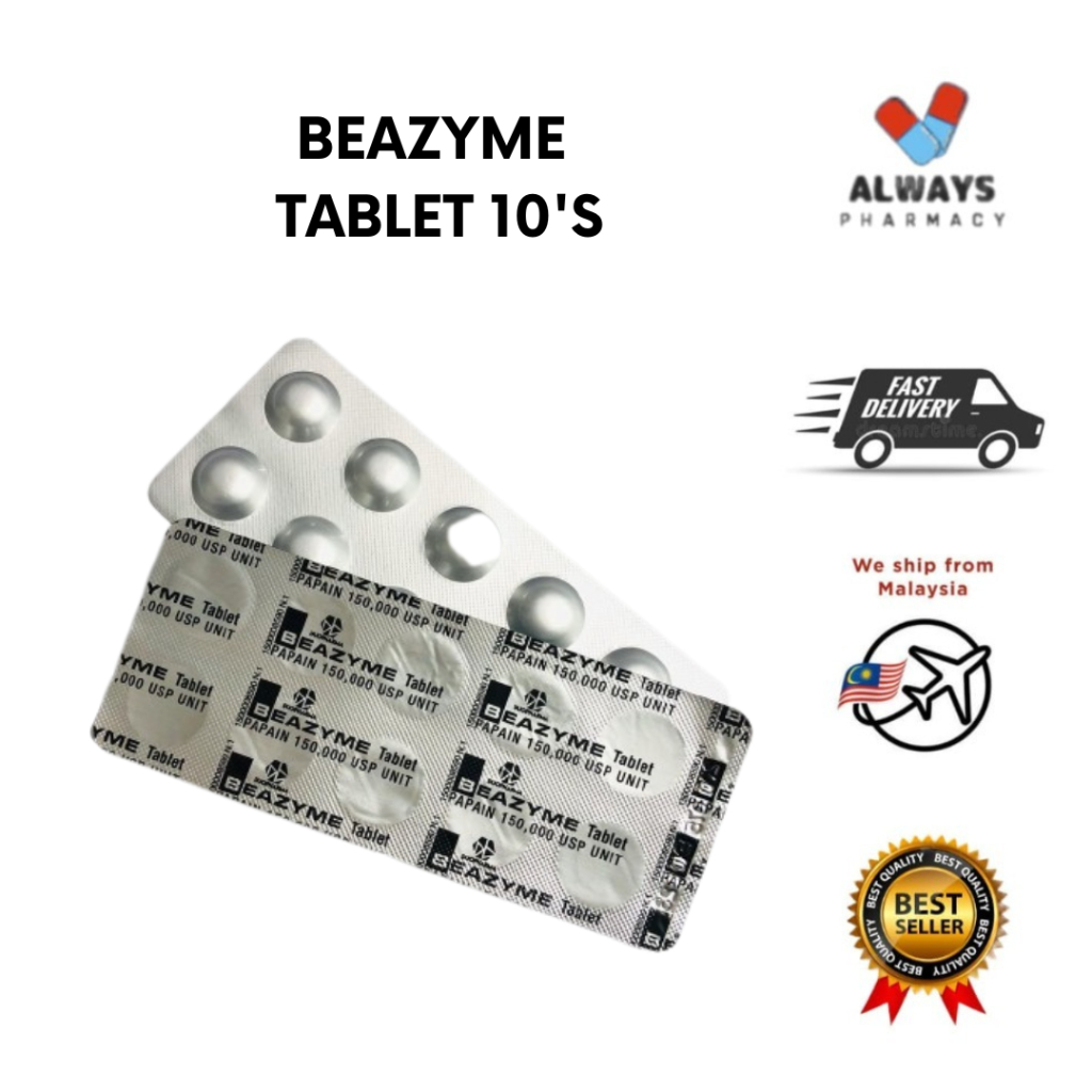 BEAZYME TABLET 10'S - SURUT BENGKAK | Shopee Malaysia