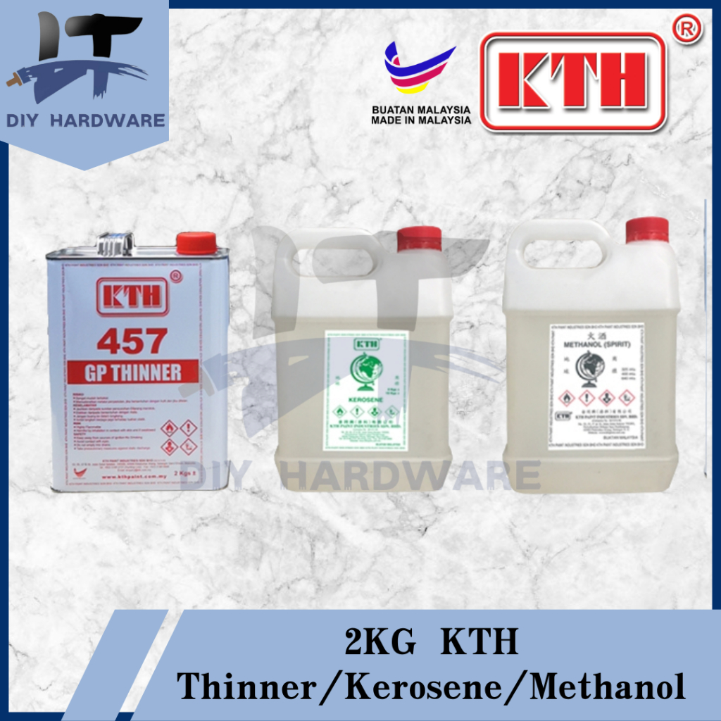 2KG KTH Thinner 457 / Kerosene（Turppentine）/ Methanol（Spirit） | Shopee ...
