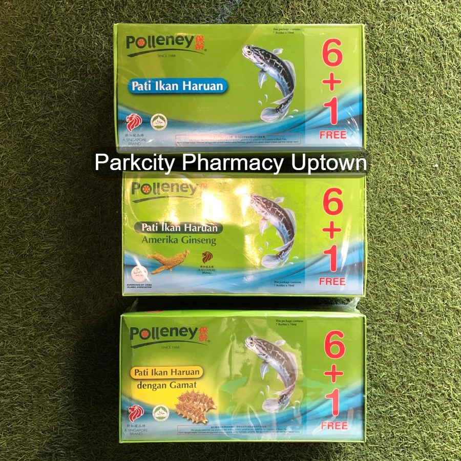 Polleney Pati Ikan Haruan Essence of Black Fish 6+1*70ml (Original ...