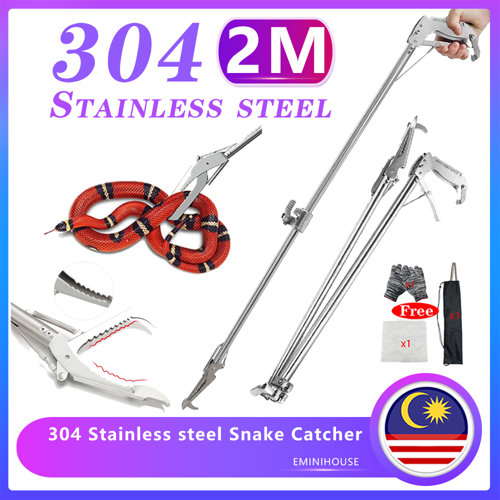2Meter Snake Catcher Snake Grabber Snake Tong Foldable Snake Clamps ...