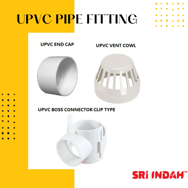 [READY STOCK] UPVC PIPE FITTING -- BOSS CONNECTOR CLIP TYPE / END CAP / VENT COWL (2" , 3" , 4 ...