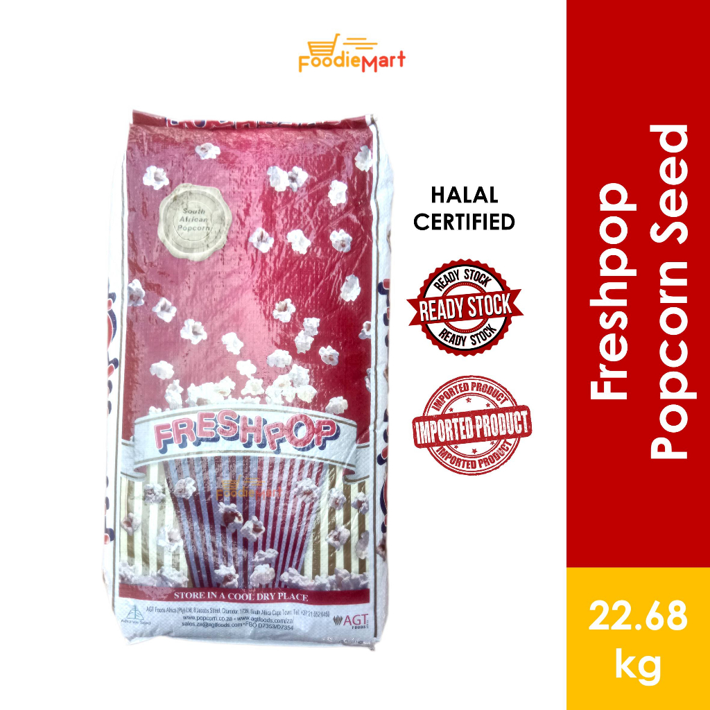 FOODIEMART [Halal] [Ready Stock] Fresh Pop Popcorn Seed - 22.68kg ...