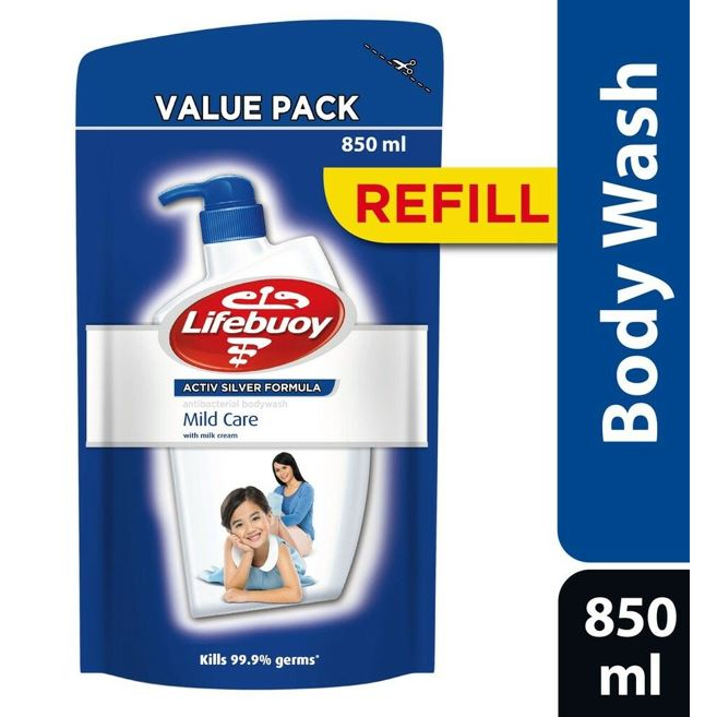 Lifebuoy Shower Gel body wash refill pack 850ml (new/ old packing ...