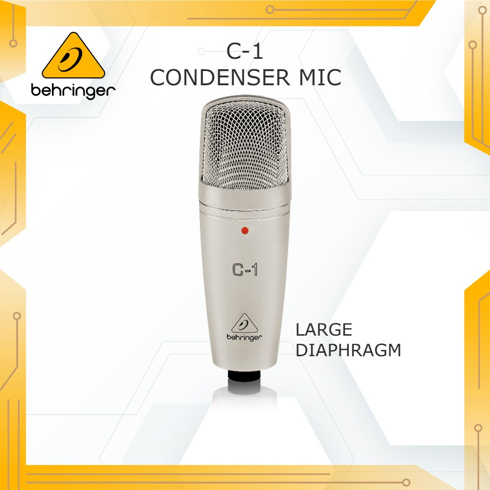 BEHRINGER C-1 Studio Large-diaphragm Condenser Microphone C1 C 1 ...