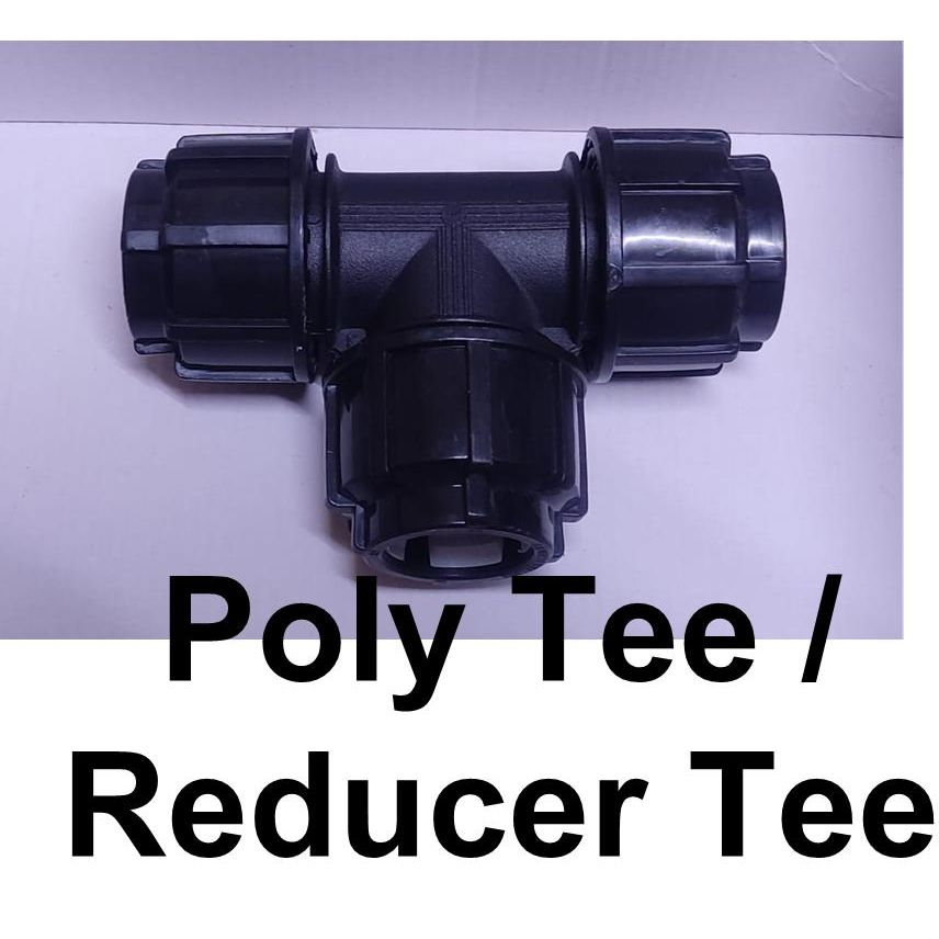 Poly Pipe Fitting - Tee / Reducer Tee (PT) | Shopee Malaysia