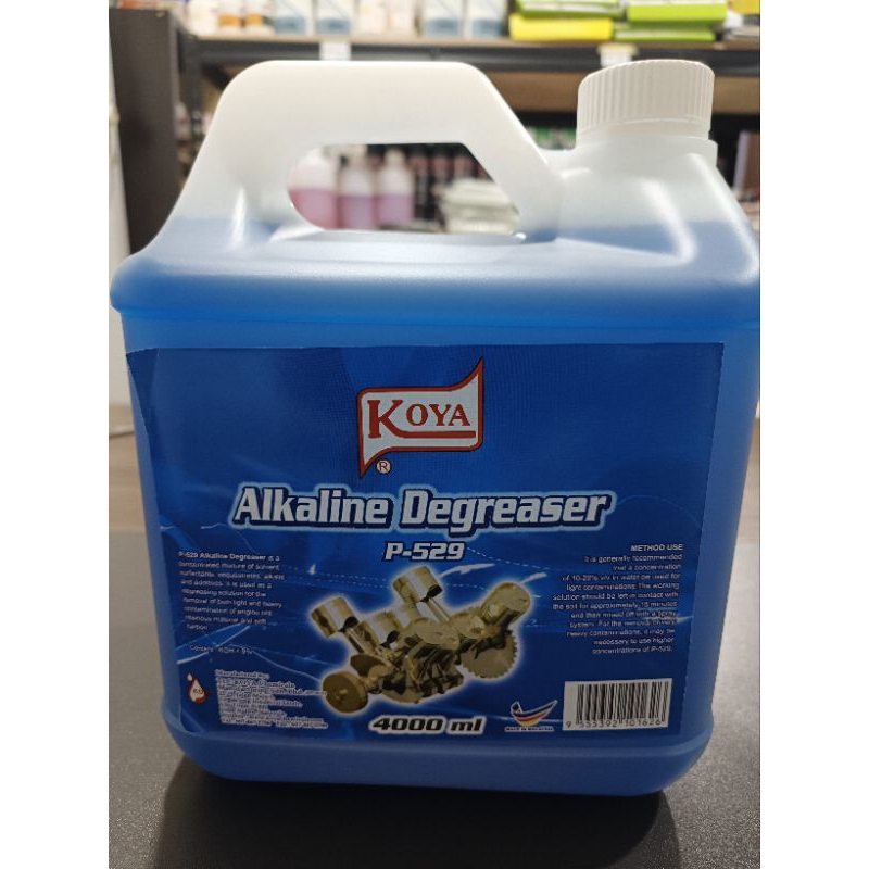 (4L) KOYA P-529 P529 HEAVY DUTY ALKALINE DEGREASER 4 LITER/BUANG MINYAK/cuci enjin kereta ...