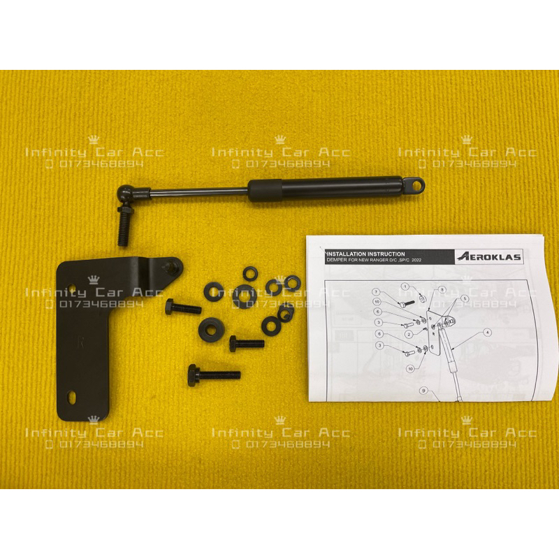 AEROKLAS Ford Ranger T9 2022 2023 XLT Plus Wildtrak Raptor Tailgate ...