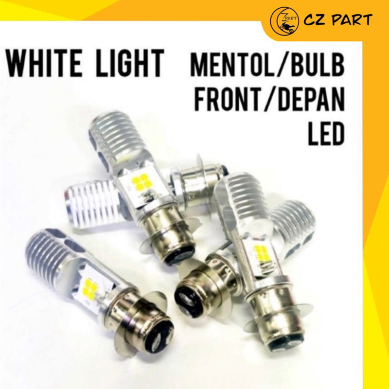 MENTOL LED LIGHT MOTORCYCLE 12V35 WHITE EX5/LC135/WAVE/Y125ZR | Shopee ...