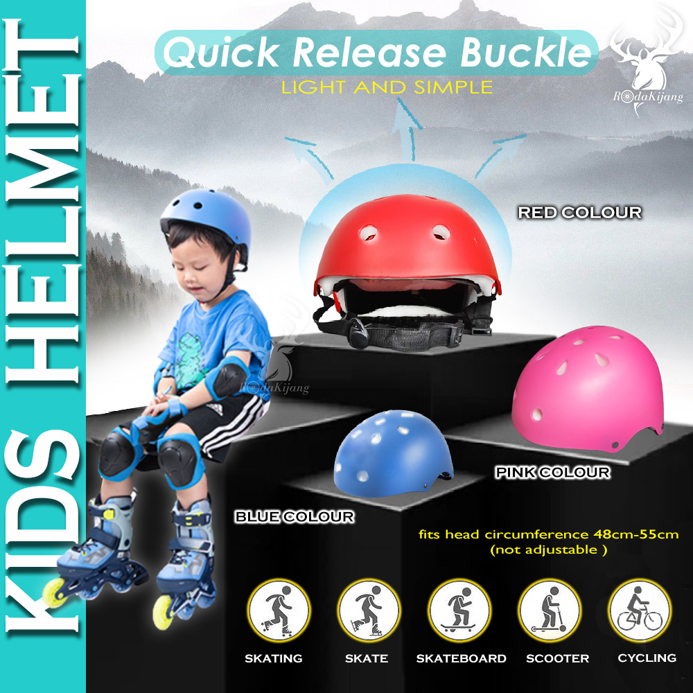 KIDS Style Bike Helmet Budak Topi Keledar Kanak-kanak Bicycle Sports ...