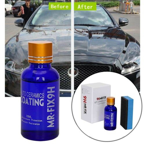 9H MR-FIX NANO Auto Ceramic Car Coating Kit Anti-Scratch Exterior Care Paint Sealant | Shopee ...
