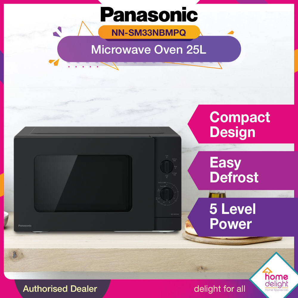 Panasonic Microwave Oven 900W 25L [ NN-SM33NB / NN-SM33NBMPQ / NN-SM33 ...