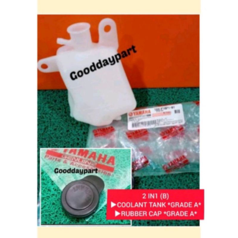 YAMAHA 135 LC V1 V2 V6 / Y15 ZR COOLANT TANK WITH COOLANT RUBBER CAP ...