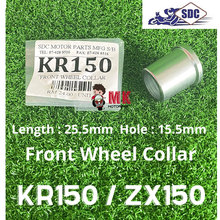FRONT WHEEL COLLAR Kawasaki KR150 / ZX150 Bush Roda Depan ZXR150 ...