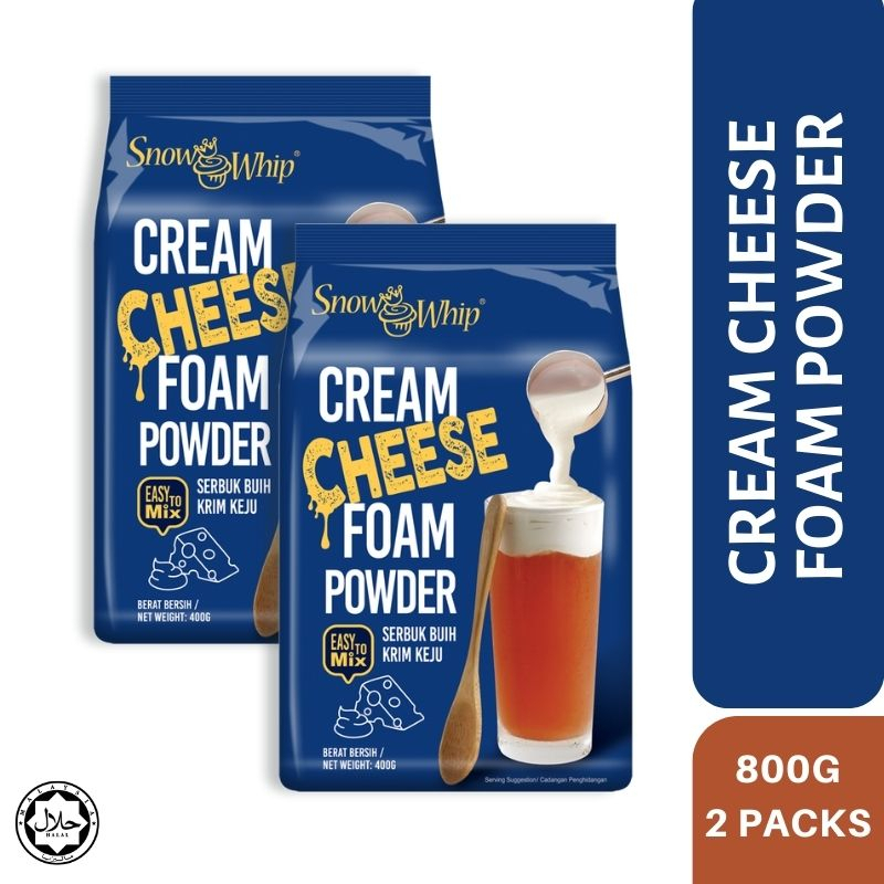 [TWIN PACK] Snow Whip Cream Cheese Foam Powder [400g x 2 PACKS] + FREE ...