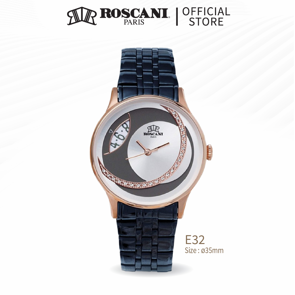 Roscani Hayley E32 Bracelet Women Watch - Crescent Date Indicator ...