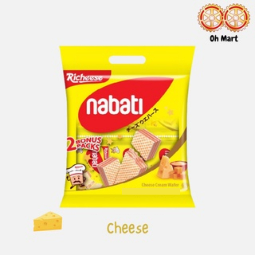 Nabati Chocolate /Peanut/ Cheese Cream Wafer 360g(20g x 18 pcs) | Shopee Malaysia