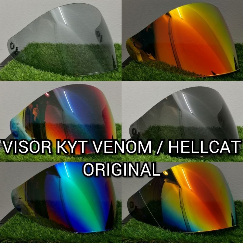 100% ORIGINAL KYT VISOR KYT VENOM HELLCAT MERDEKA DJ MARU | Shopee Malaysia