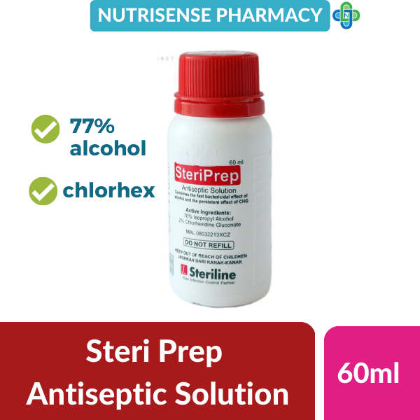 Steriline Steri Prep 60ml (Rinse Free) | Shopee Malaysia