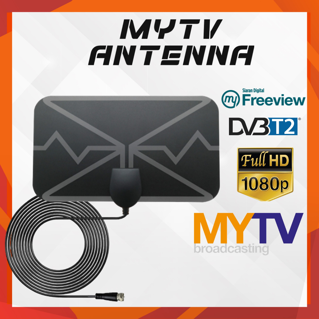 MyTv Antenna New SIGNAL myFreeView Indoor Antena MyTv Decoder Full Set ...