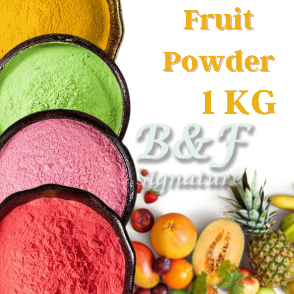 Fruit Powder 1KG BORONG HARGA Strawberry Mango Honeydew Pink Guava ...