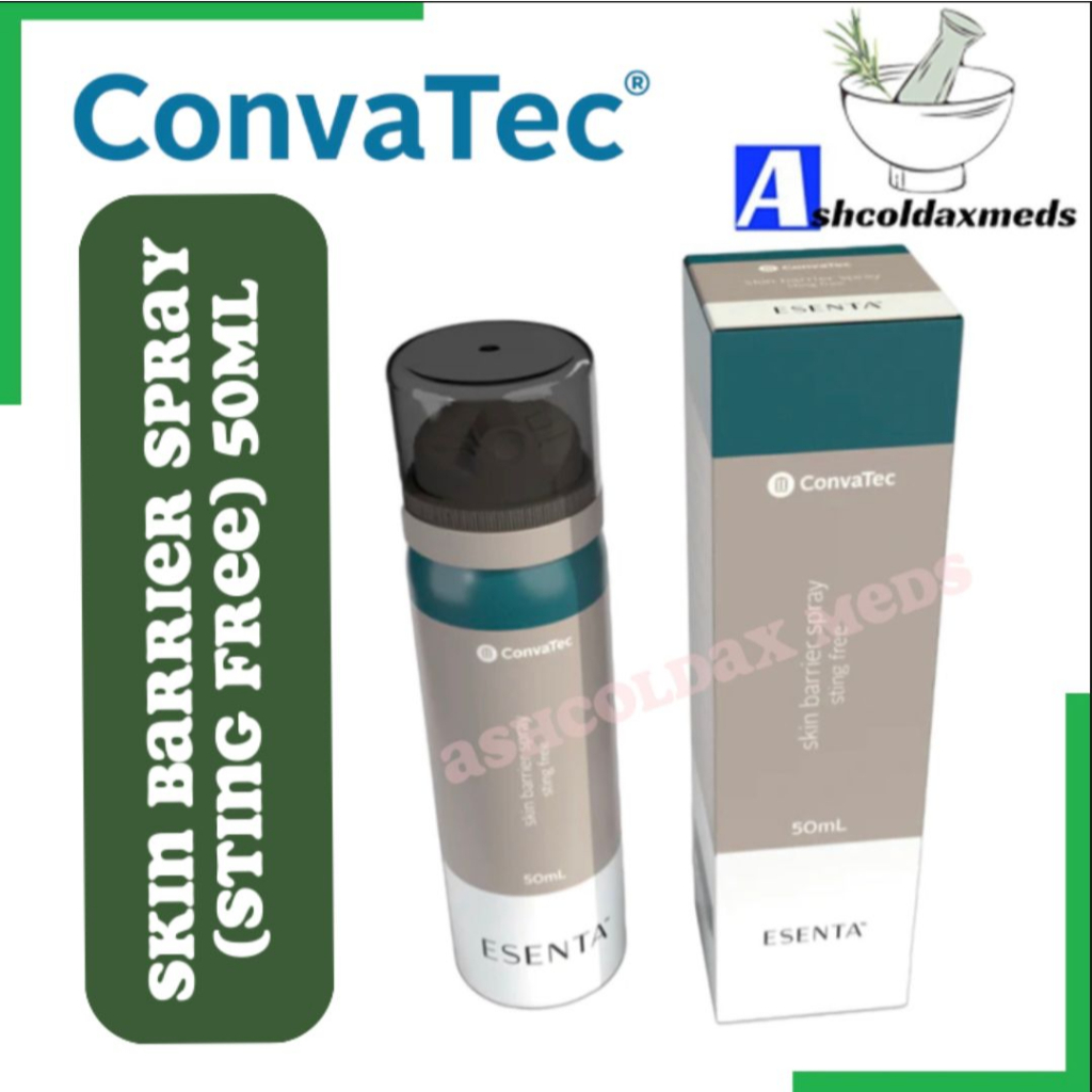 (New ConvaTec) Esenta Skin Barrier Spray Sting Free 50ml EXP08/2028 ...