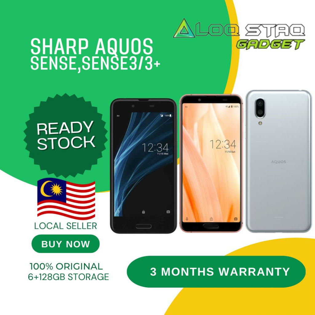 Sharp Aquos Sense, Sense 3, Sense 3+, Sense 5G, Sense 6 Snapdragon ...