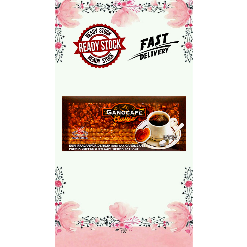 GANO EXCEL GANOCAFE GANO CAFE CLASSIC BLACK COFFEE (30 SACHETS ...