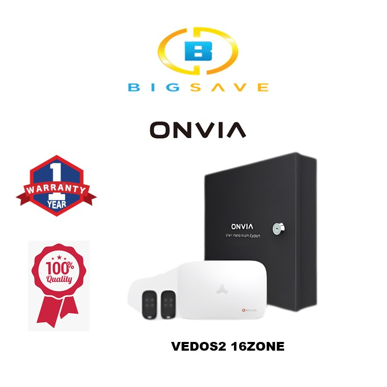ONVIA VEDO S2 16ZONE HYBRID SMART HOME WIFI/GSM ALARM SYSTEM | Shopee Malaysia