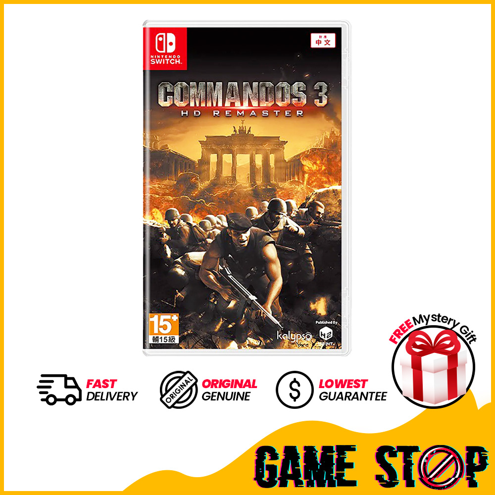 NSW Switch Commandos 3 HD Remaster Chinese/English Version (中英文版) | Shopee Malaysia