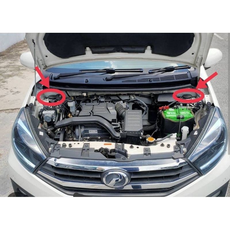 ORIGINAL PERODUA ABSORBER MOUNTING NUT CAP / GETAH RUBBER MYVI 2017 ...