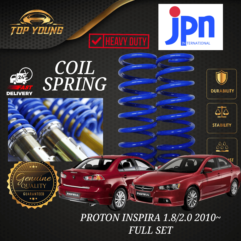 PROTON INSPIRA 1.8/ / 2.0 2010~ FULL SET FRONT & REAR ORIGINAL JPN COIL ...