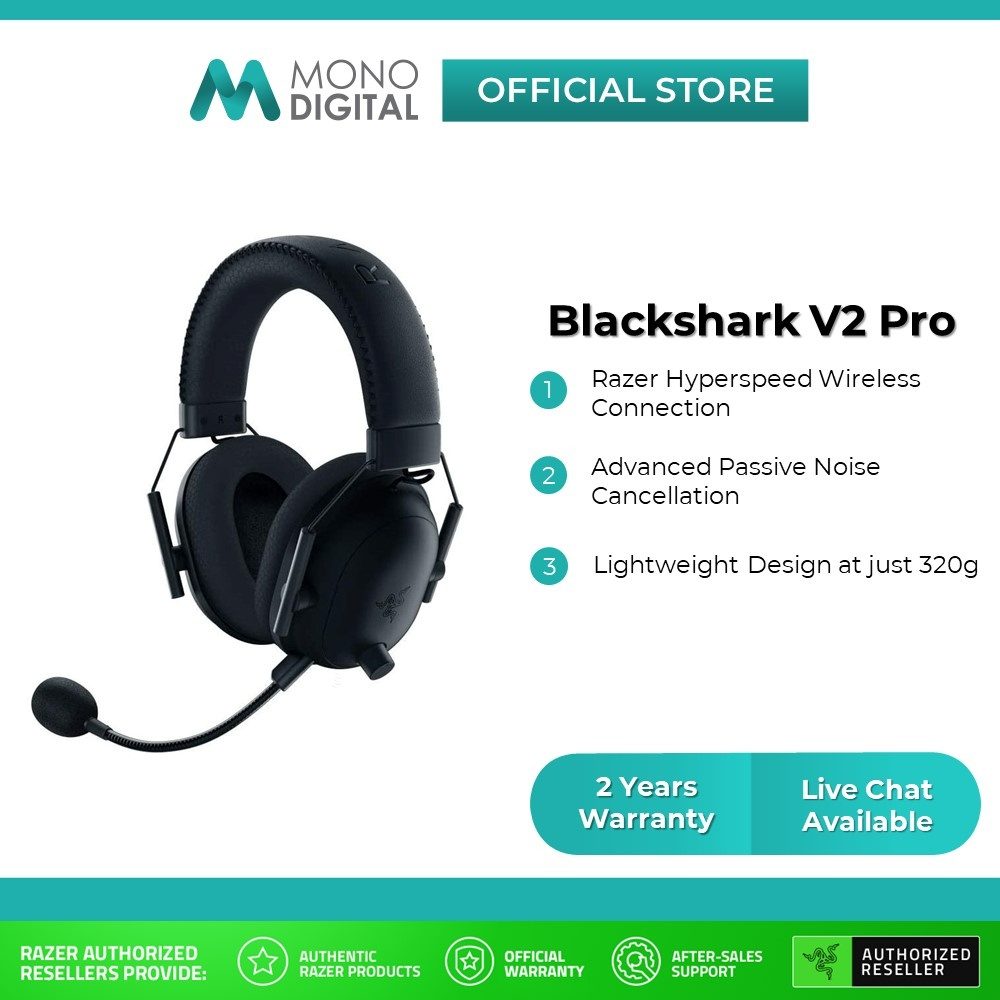 RAZER Blackshark V2 Pro Wireless Esports Gaming Headset THX Spatial ...