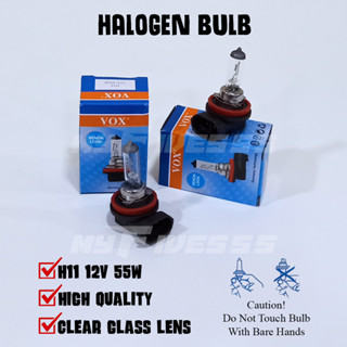 2 pcs H11 12V 55W Halogen Headlight Bulb Fog Lamp Bulbs Spot Light ...