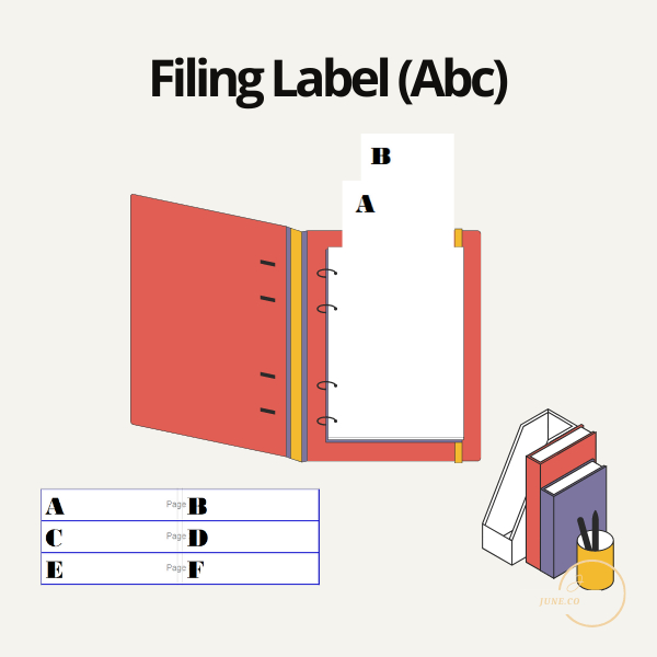 Filing Label Label Pemfailan 文件标签 | Shopee Malaysia