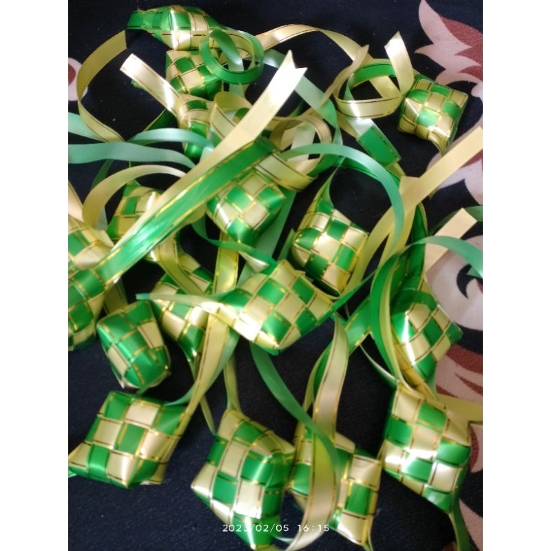 KETUPAT RIBBON HIASAN HARI RAYA MINIMUM ORDER 10PCS | Shopee Malaysia