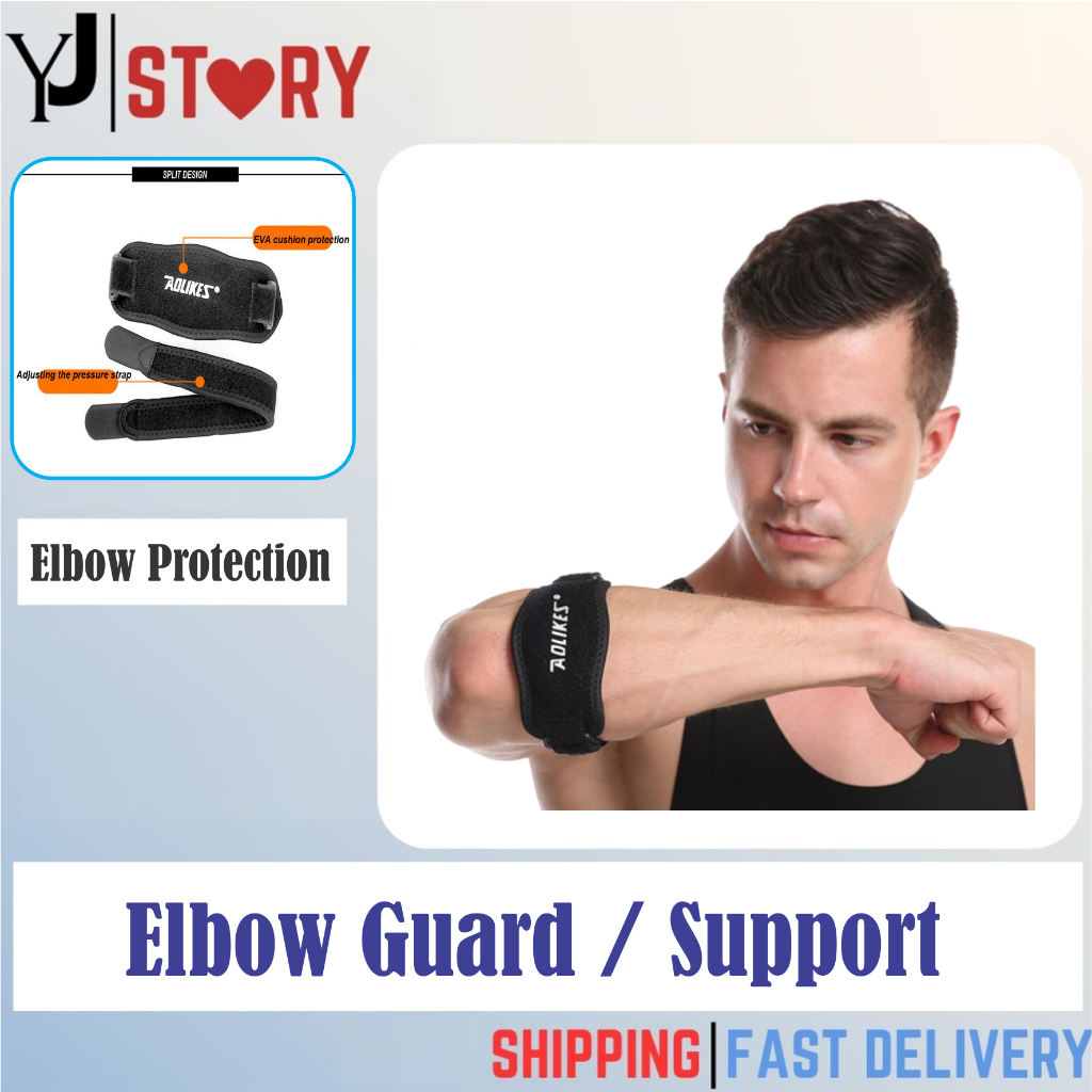 Elbow Guard Brace Adjustable Elasticity Tennis Elbow wrist Support ...