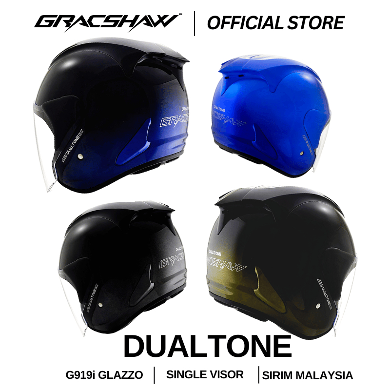Gracshaw G919i Glazzo Dualtone Helmet New Launching Feb 2023 Two Tone ...