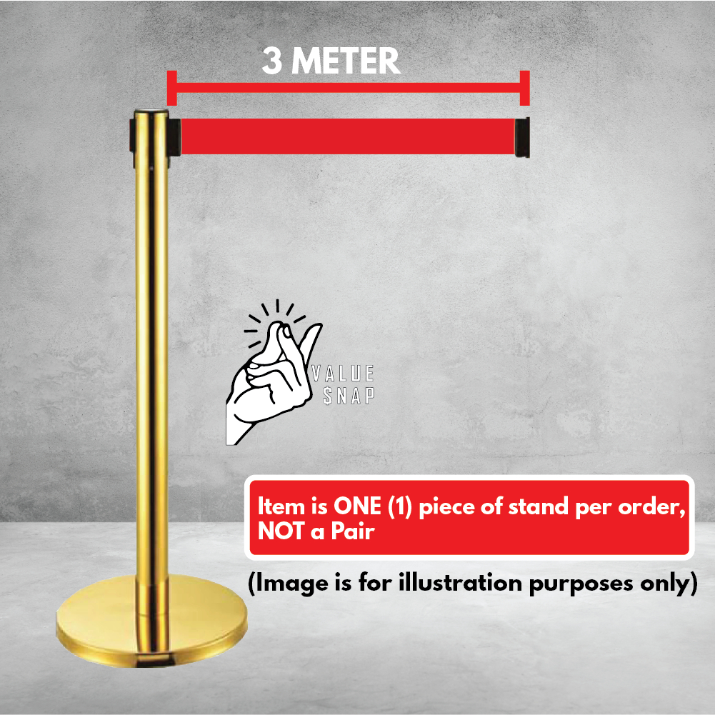 Queue Stand Barricade Barrier Metal Pole Queue Up Stand Stainless Steel ...