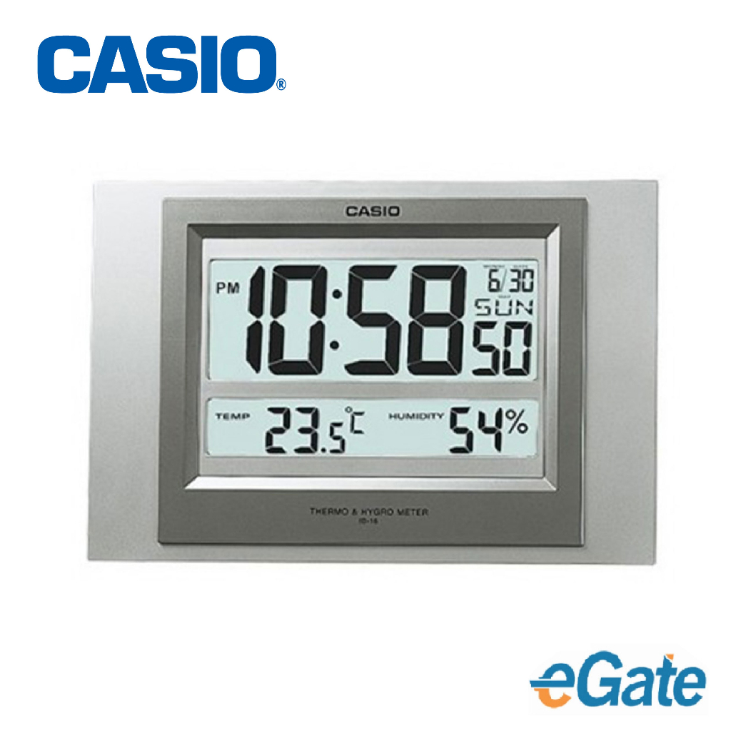 Casio ID-16S-8DF Clock Digital with Thermometer | Shopee Malaysia