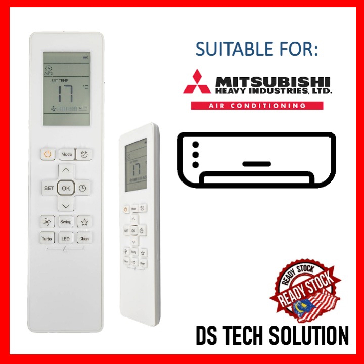 MITSUBISHI AIRCOND REMOTE CONTROL [M'SIA STOCK] AIR COND AIR ...