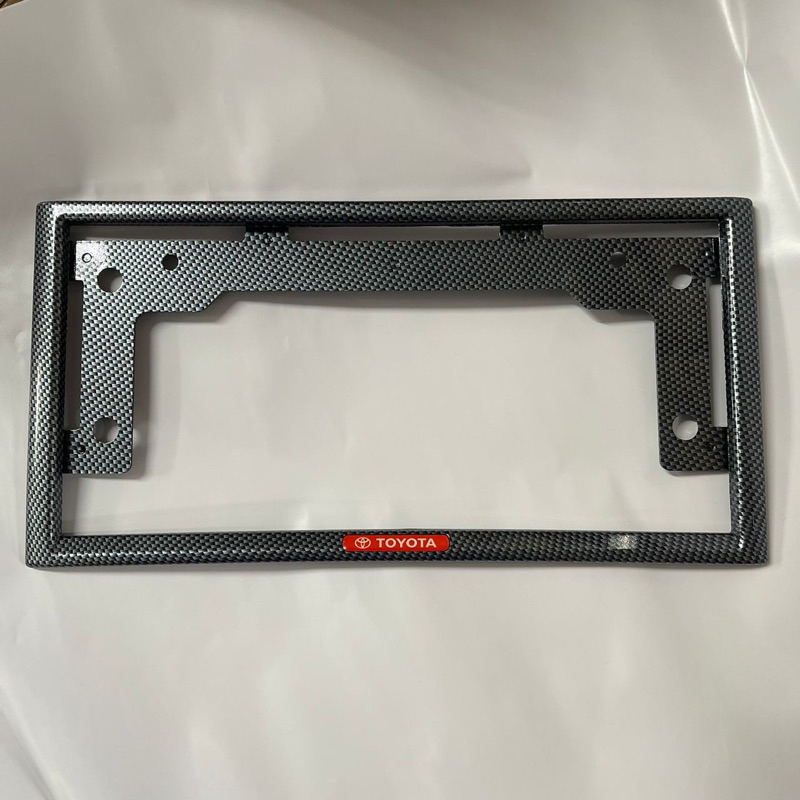 Frame Plat Carbon Toyota tag merah red tag | Shopee Malaysia